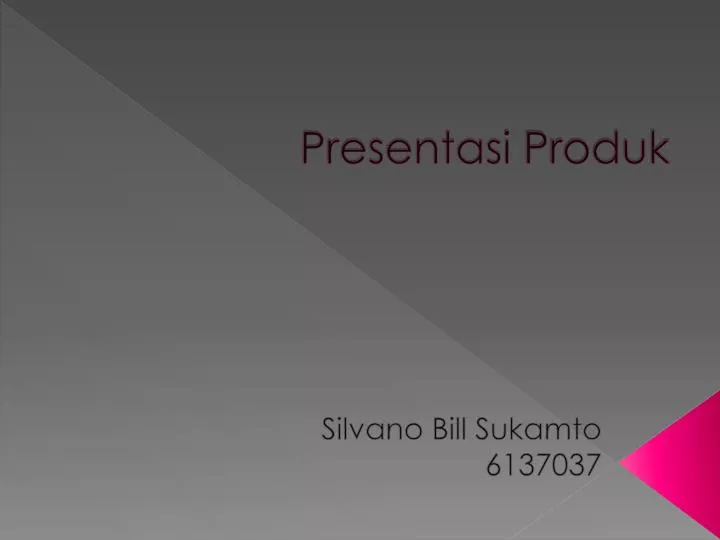 PPT - Presentasi Produk PowerPoint Presentation, free download - ID:3805430