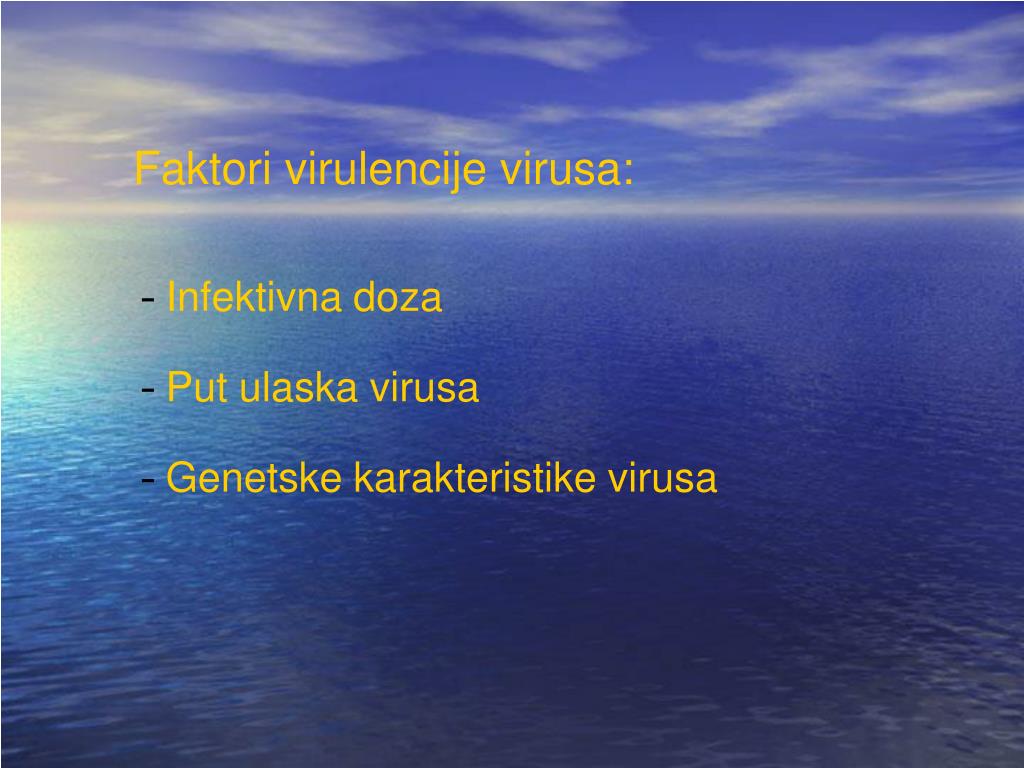 PPT - Efekti virusne infekcije na ćeliju domaćina PowerPoint ...