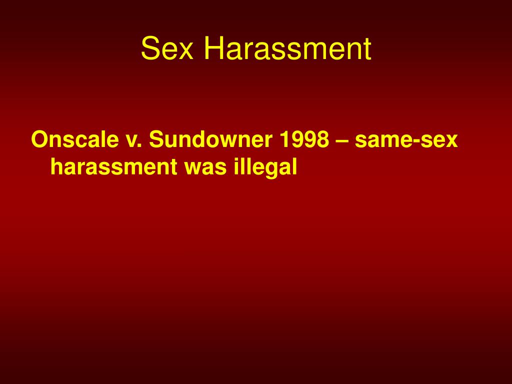 Ppt Sex Discrimination At Work Powerpoint Presentation Free Download