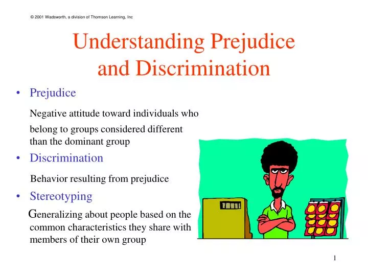 PPT - Understanding Prejudice and Discrimination PowerPoint ... PPT - Understanding Prejudice and Discrimination PowerPoint ...