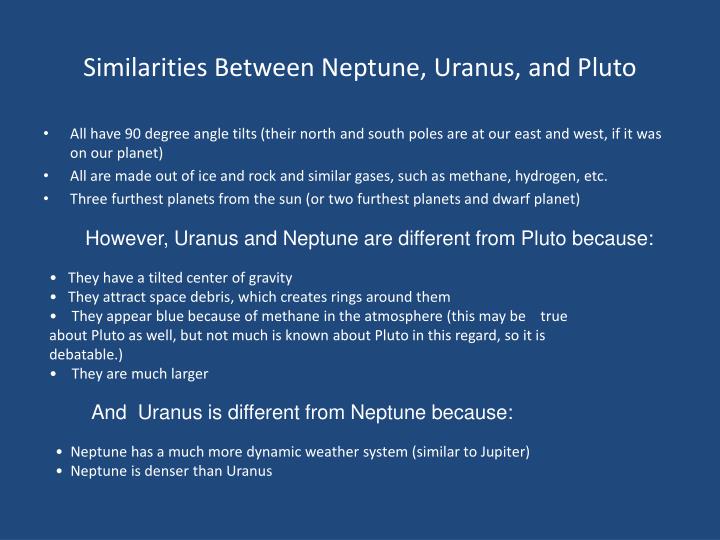 PPT - Uranus, Neptune, and Pluto: PowerPoint Presentation - ID:3807850