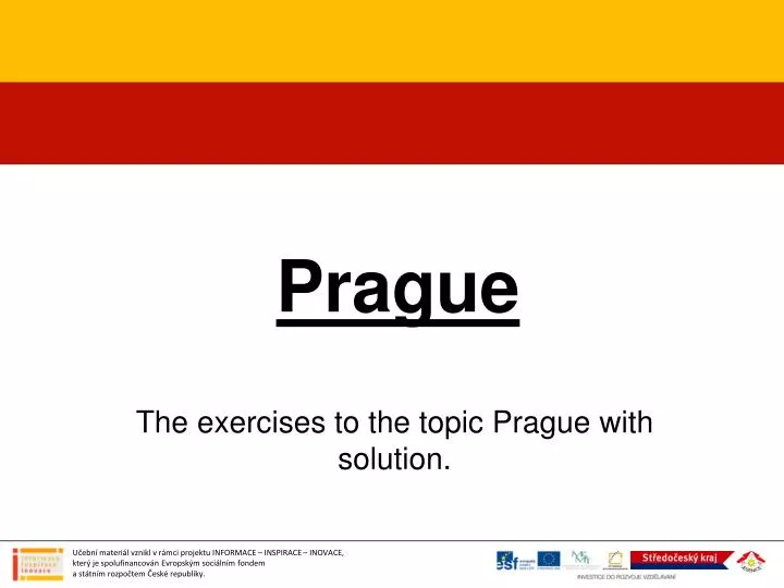 PPT - Prague PowerPoint Presentation, free download - ID:3808525