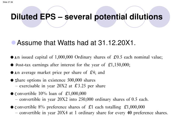 PPT - Earnings Per Share PowerPoint Presentation - ID:3809135