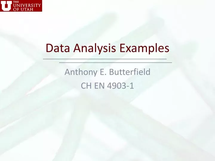 PPT - Data Analysis Examples PowerPoint Presentation, free download ...