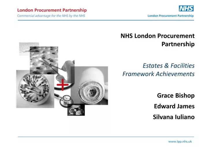 PPT - NHS London Procurement Partnership Estates & Facilities Framework ...