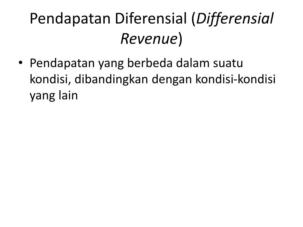 PPT - BIAYA RELEVAN UNTUK PENGAMBILAN KEPUTUSAN KHUSUS PowerPoint ...