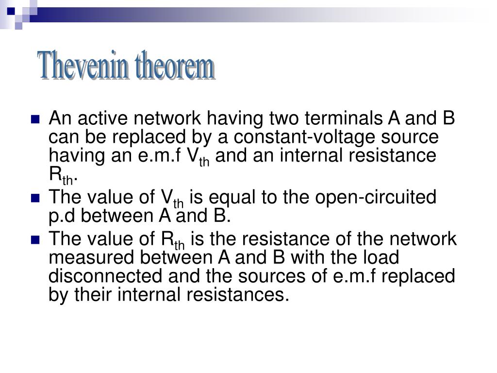 PPT - Network Theorems PowerPoint Presentation, free download - ID:3812585 PPT - Network Theorems PowerPoint Presentation, free download - ID:3812585