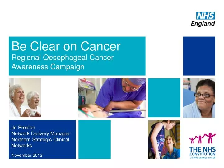 PPT - Be Clear on Cancer PowerPoint Presentation, free download - ID ...
