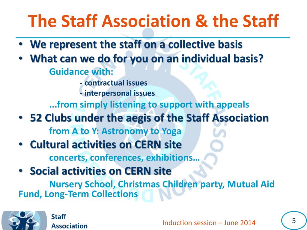 PPT - The Staff Association Speaker: Valérie Seguin PowerPoint ...