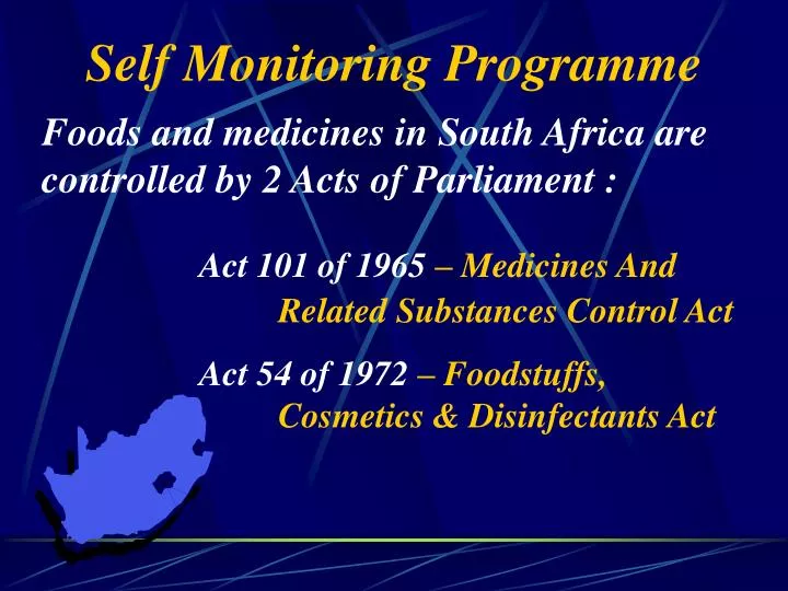 PPT - Self Monitoring Programme PowerPoint Presentation, free download ...
