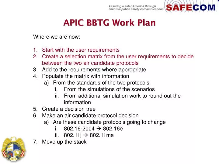 PPT - APIC BBTG Work Plan PowerPoint Presentation, free download - ID ...