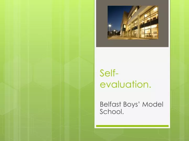 PPT - Self-evaluation. PowerPoint Presentation, free download - ID:3816985