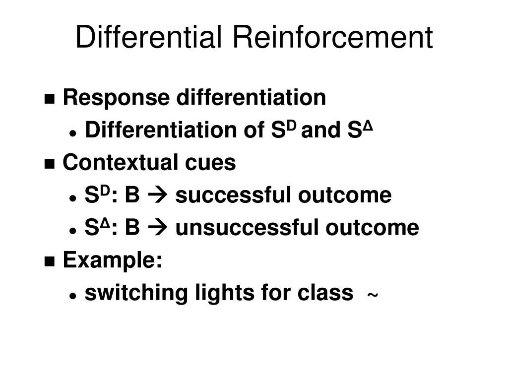 PPT - Differential Reinforcement: Stimulus Control & Shaping PowerPoint ... PPT - Differential Reinforcement: Stimulus Control & Shaping PowerPoint ...