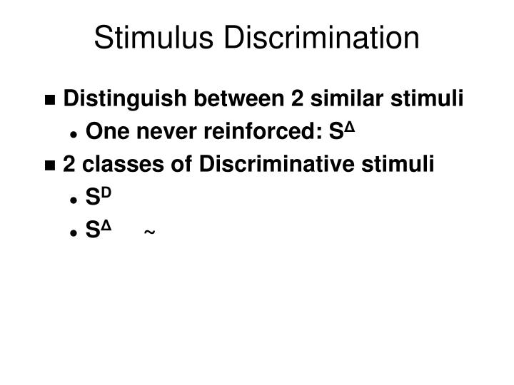 PPT - Differential Reinforcement: Stimulus Control & Shaping PowerPoint ...