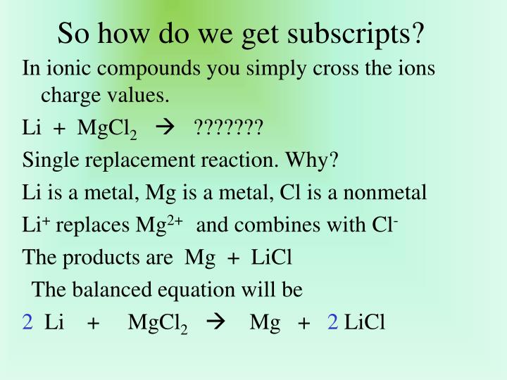 PPT - Chemical Equations Review PowerPoint Presentation - ID:3818238