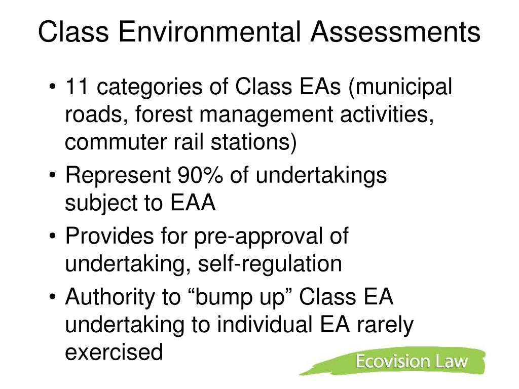 PPT - ONTARIO AND BC ENVIRONMENTAL ASSESSMENT LAW MARCH 21, 2013 ...