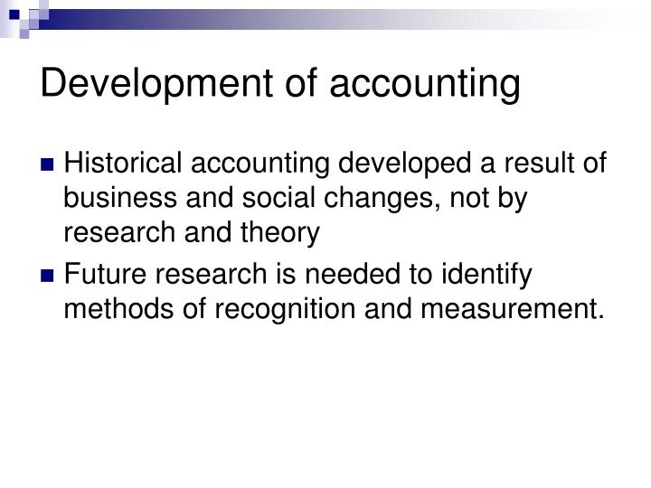 PPT - Historical Development of Accounting PowerPoint Presentation - ID ...