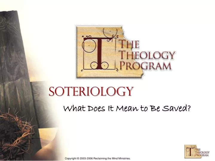 PPT - Soteriology PowerPoint Presentation, free download - ID:3819055
