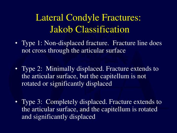PPT - Fractures and Dislocations about the Elbow in the Pediatric ...