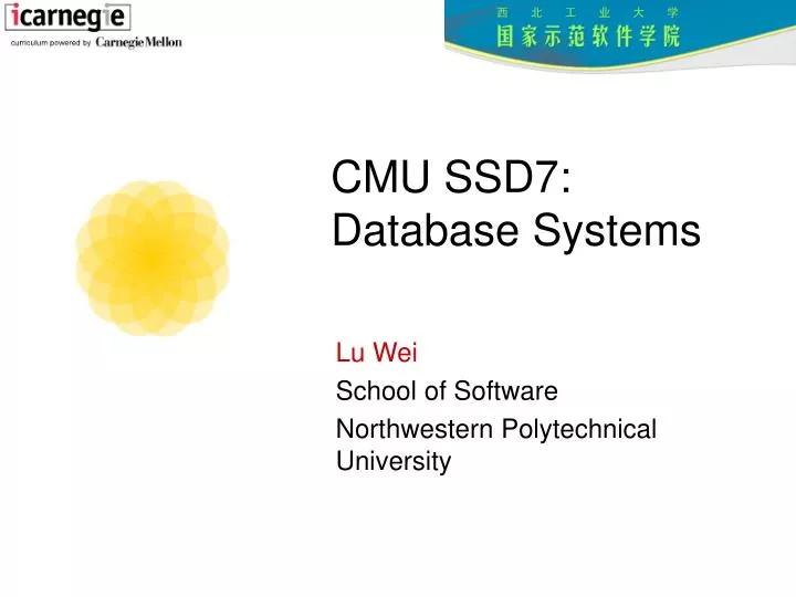 PPT - CMU SSD7: Database Systems PowerPoint Presentation, free download - ID:3820786