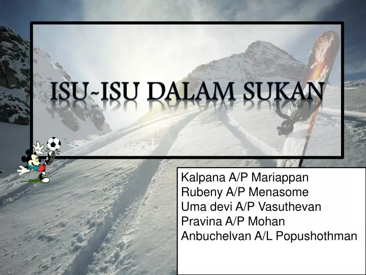 PPT - Isu-isu dalam sukan PowerPoint Presentation, free download - ID ...