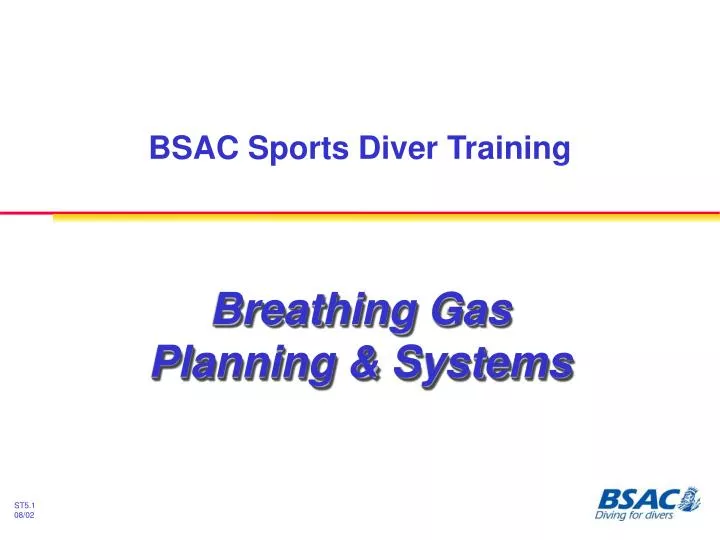 PPT - BSAC Sports Diver Training PowerPoint Presentation, free download ...