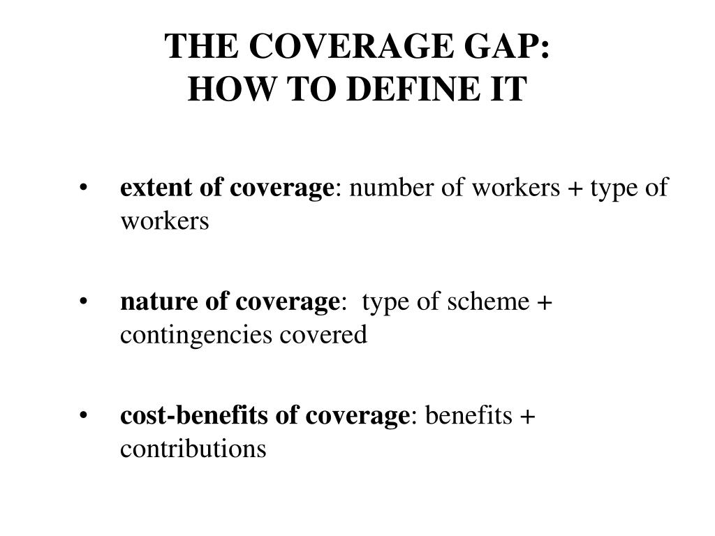 Ppt Addressing The Coverage Gap In Informal Labour Markets Powerpoint