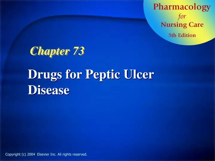 PPT - Drugs for Peptic Ulcer Disease PowerPoint Presentation, free ...