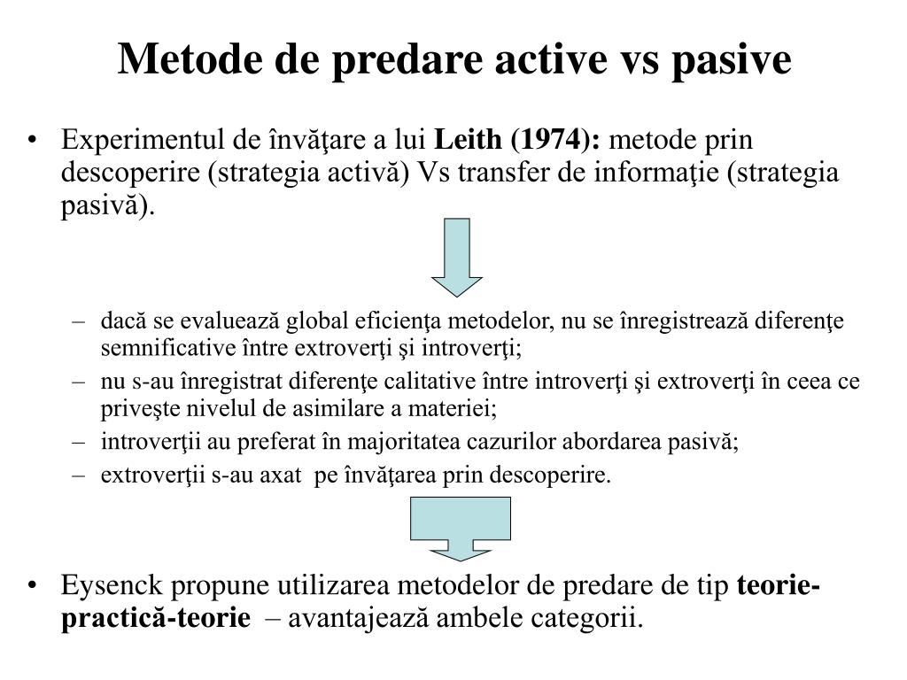 PPT - Aplicaţii ale abordării tr ăsăturilor în psihologia şcolară ...