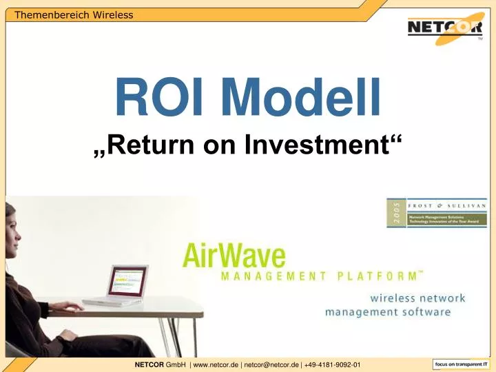 PPT - ROI Modell „Return on Investment“ PowerPoint Presentation, free ...
