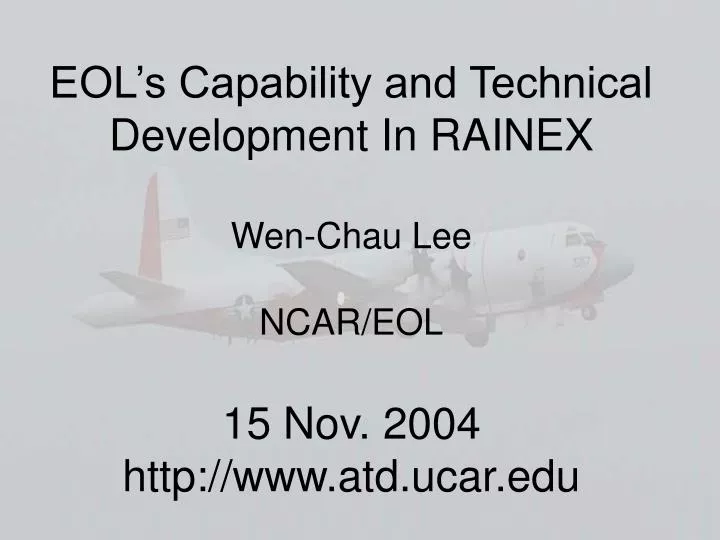 PPT - EOL’s Capability PowerPoint Presentation, free download - ID:3824571