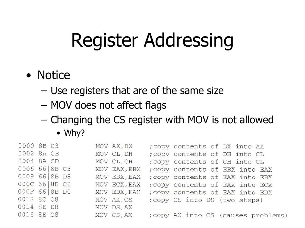 PPT - EECE 374: Microprocessor Architecture and Applications Chapter 3 ...