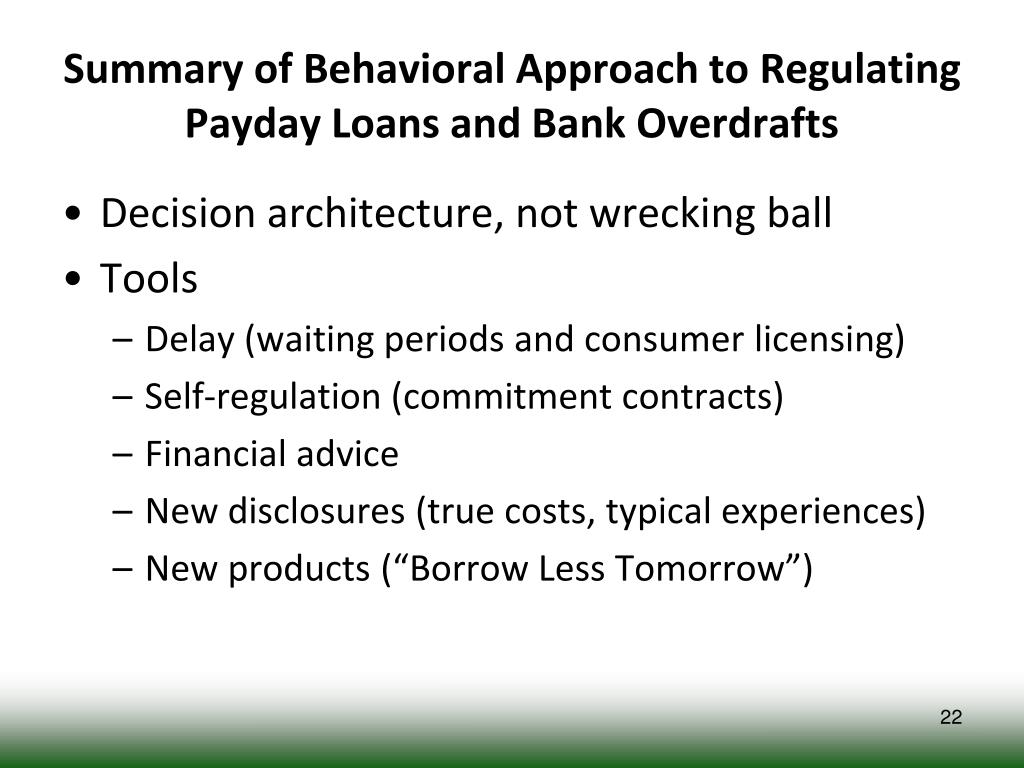 PPT - Payday Lending and Bank Overdrafts PowerPoint Presentation, free ... PPT - Payday Lending and Bank Overdrafts PowerPoint Presentation, free ...