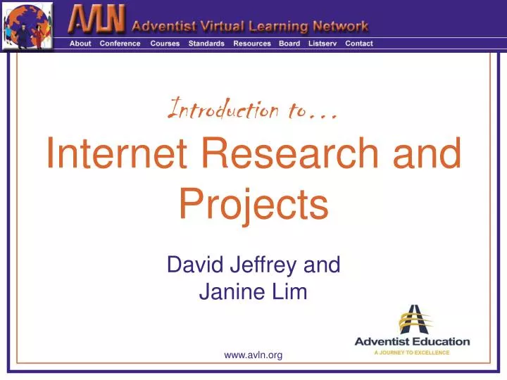 PPT - Introduction to… Internet Research and Projects PowerPoint ...