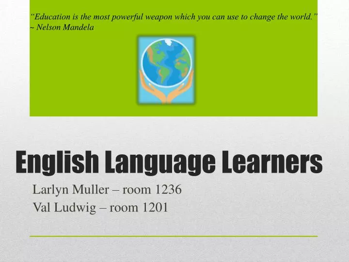 PPT - English Language Learners PowerPoint Presentation, free download ...