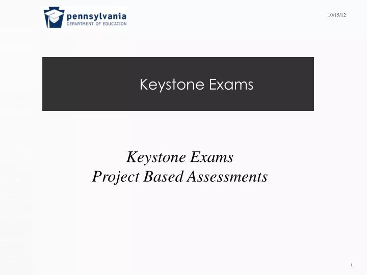 PPT - Keystone Exams PowerPoint Presentation, free download - ID:3826321