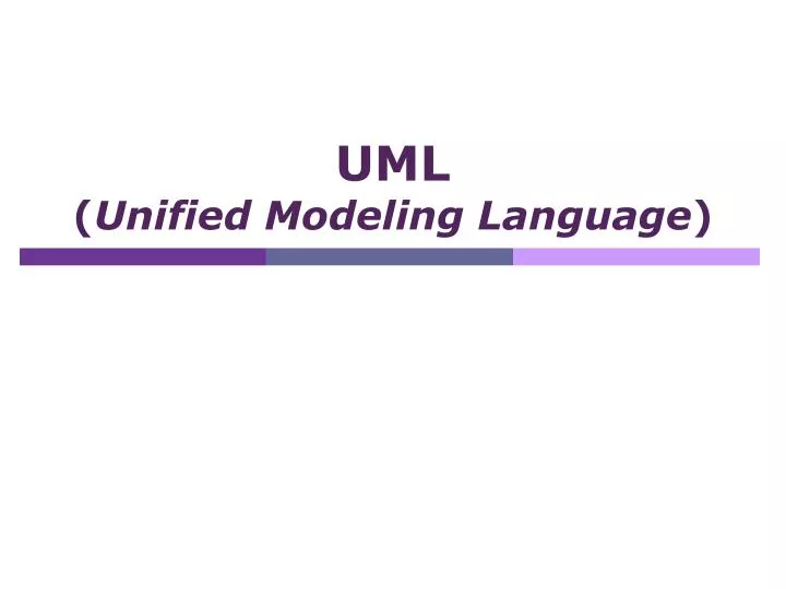 PPT - UML ( Unified Modeling Language ) PowerPoint Presentation, free download - ID:3829742