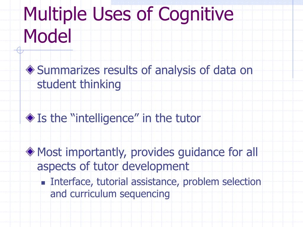 PPT - Tuteurs cognitifs: La th éorie ACT-R et les systèmes de ...