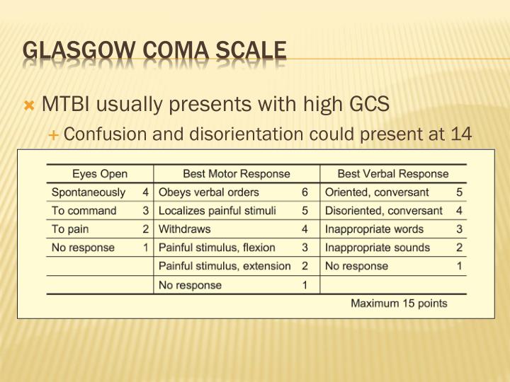 PPT - Mild Traumatic Brain Injury PowerPoint Presentation - ID:3831166