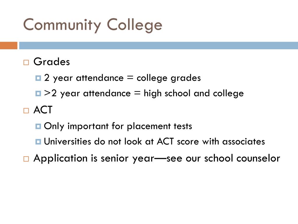 PPT - Junior College Night Seminar: Community College PowerPoint ...