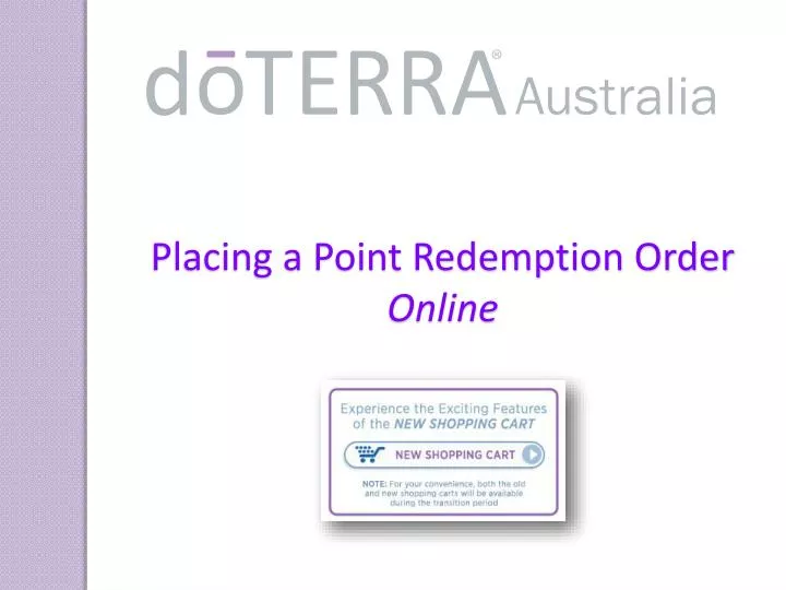 PPT - Placing a Point Redemption Order Online PowerPoint Presentation ...