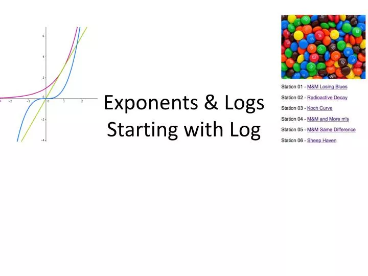 PPT - Exponents & Logs Starting with Log PowerPoint Presentation, free ...