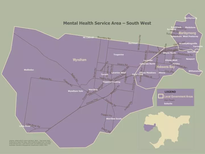 PPT - Mental Health Service Area – South West PowerPoint Presentation ...