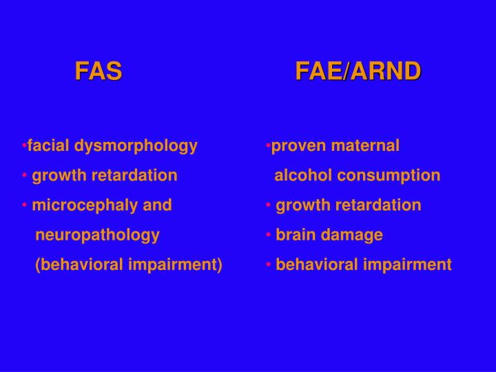 PPT - Fetal Alcohol Syndrome and Alcohol- Related Neurodevelopmental ...