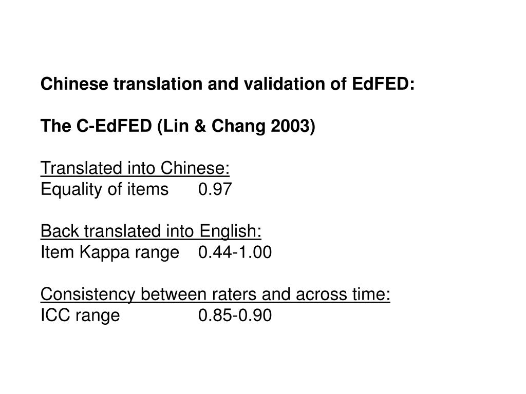 PPT - A natural history of the Edinburgh Feeding Evaluation in Dementia ...