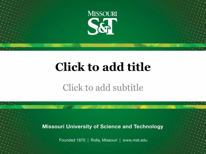 PPT - Click to add title PowerPoint Presentation, free download - ID ...
