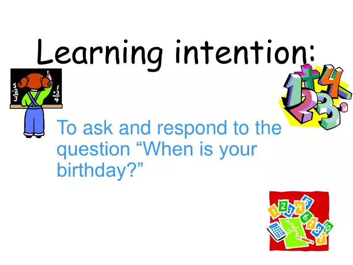 PPT - Learning intention: PowerPoint Presentation, free download - ID ...