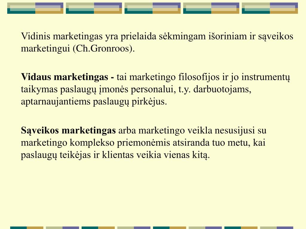 PPT - Paslaugų marketingas dr.E.Kazlauskien ė PowerPoint Presentation ...