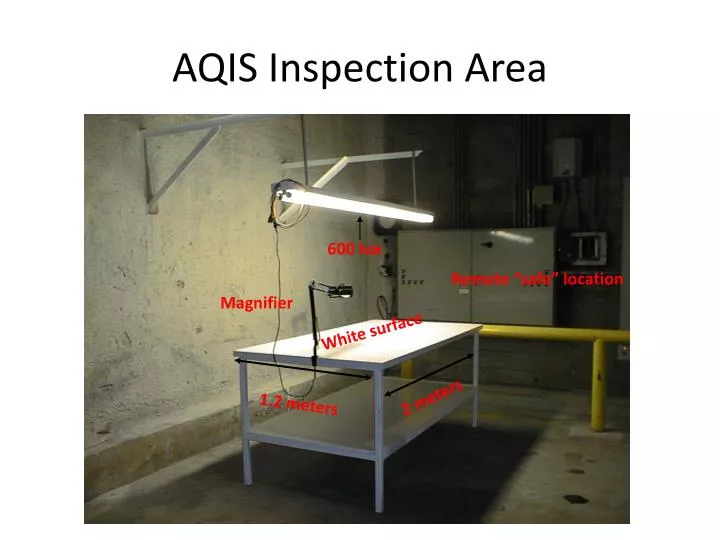PPT - AQIS Inspection Area PowerPoint Presentation, free download - ID ...