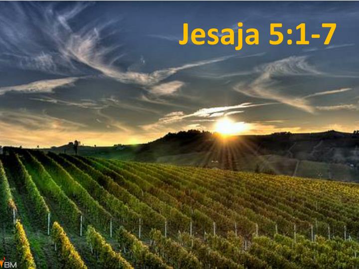 PPT - Jesaja 5:1-7 PowerPoint Presentation - ID:3835729